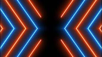 Free Loops - Blue And Orange Glowing Bars Cross 1 - Download Royalty ...